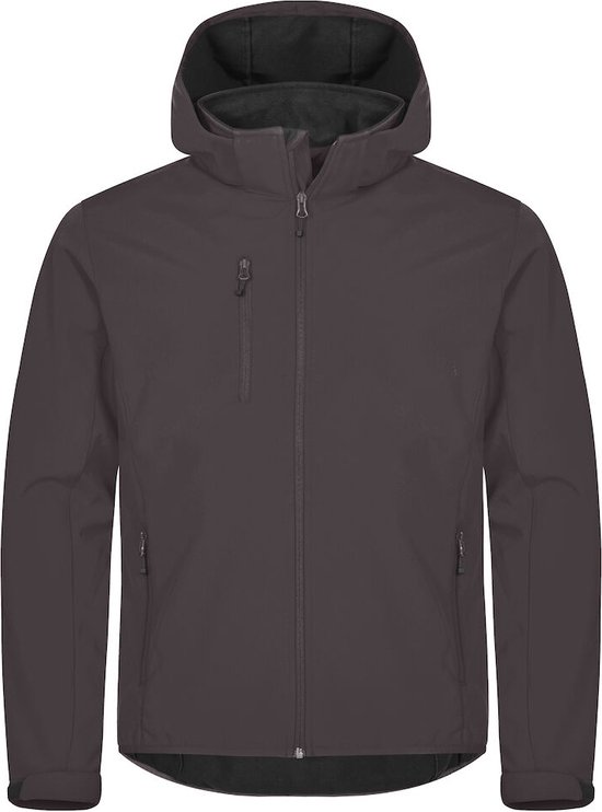 Clique Basic Hoody Softshell Jacket 020912 - Mannen - Pistol - L | bol