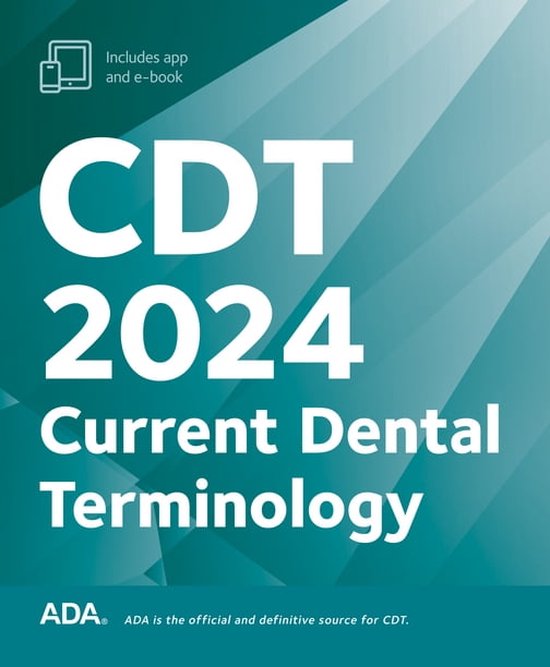 CDT 2024 (ebook), American Dental Association | 9781684472024 | Boeken ...