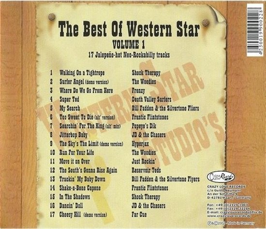 Various Artists - The Best Of Western Star Vol. 1 (CD), various artists ...