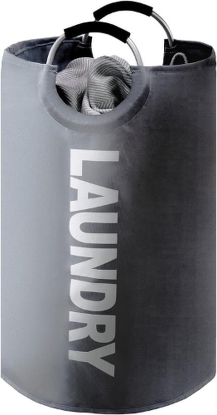 Wasmand – Waszak - Inhoud 115 liter - Opvouwbare Waszak - 43x43x79cm ...