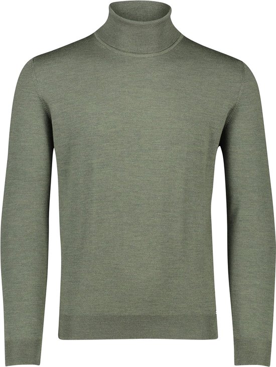 OLYMP modern fit coltrui wol - groen - Maat: M | bol