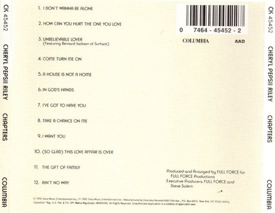 Chapters, Cheryl Pepsii Riley | CD (album) | Muziek | bol