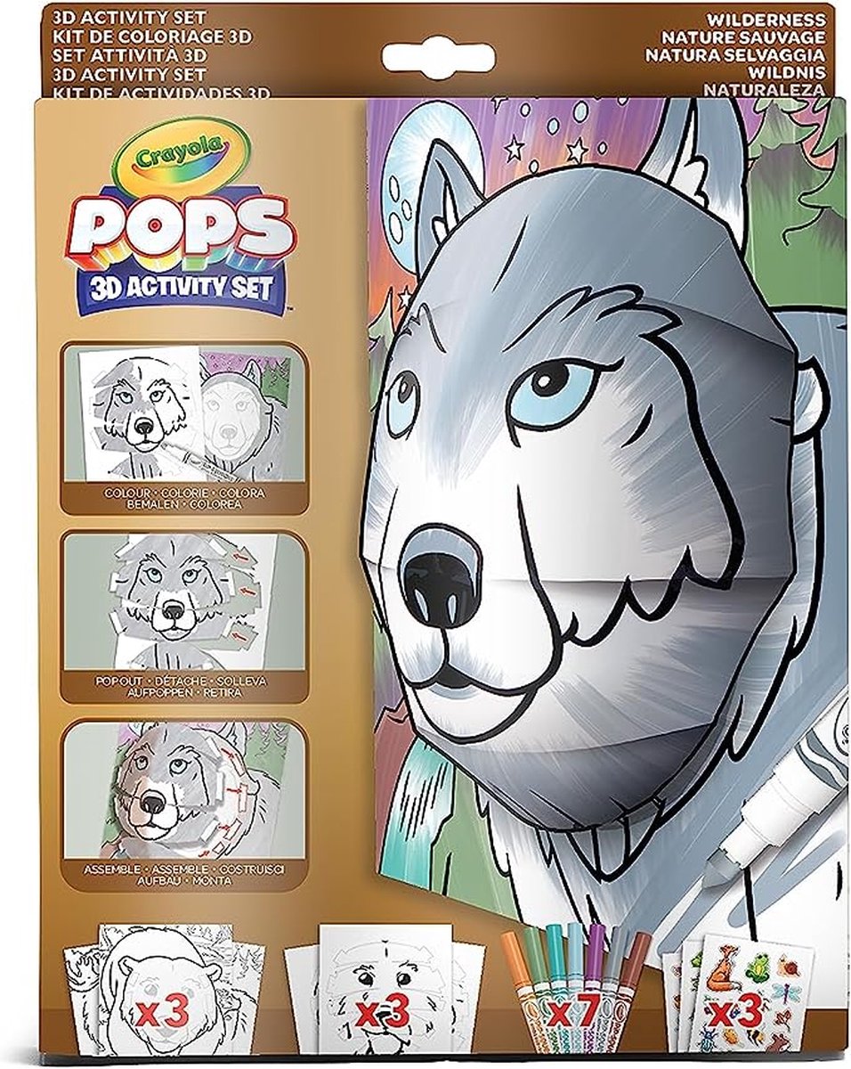 Crayola 3D Color Pops Mystical Natuur | bol.com