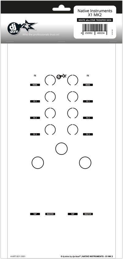 dj-skins Native Instruments X1 MK2 Skin White aka Star Trooper - DJ ...