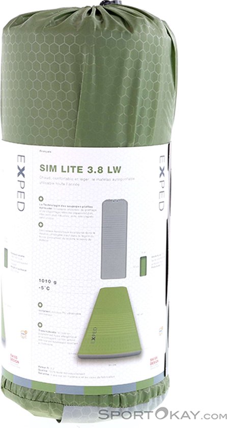 Exped SIM Lite 3.8 - Slaapmat - Long Wide | bol