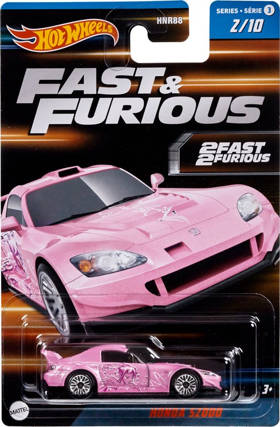 Hot Wheels Fast & Furious HNT12, Auto, 3 jaar, Kunststof, Roze | bol