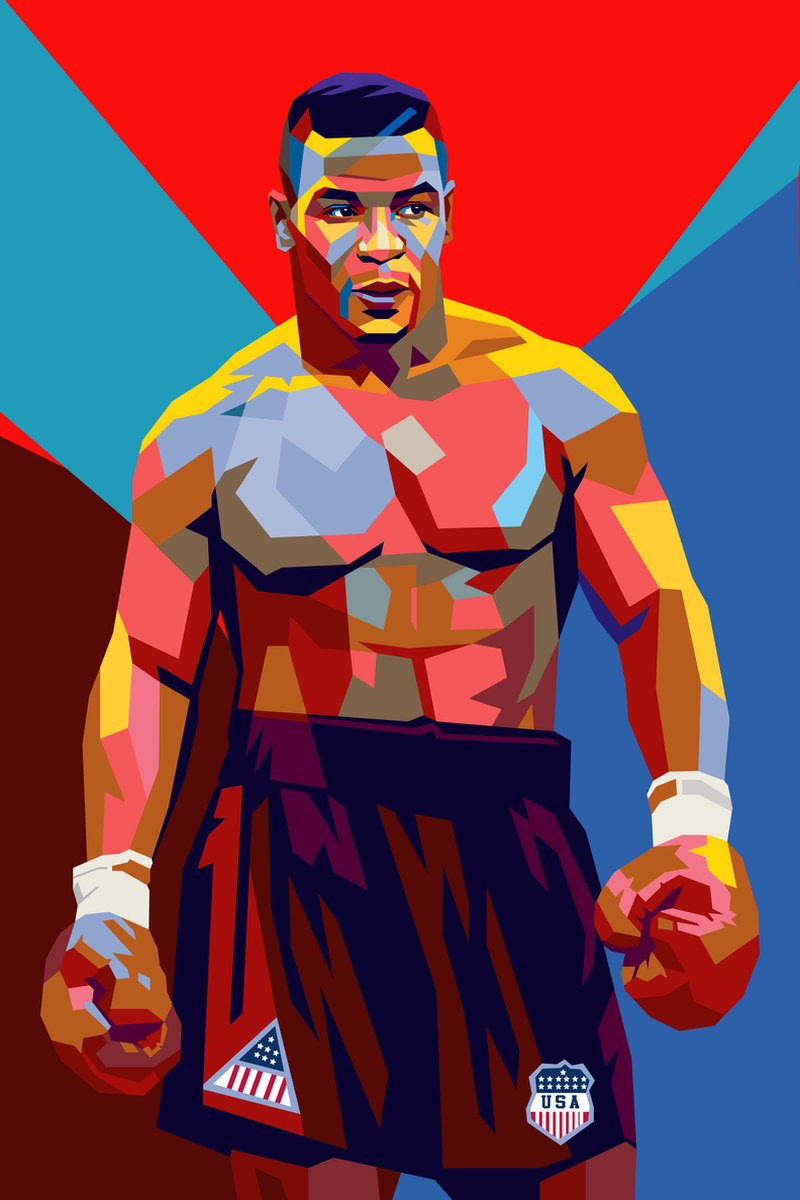 Mike Tyson Poster | Iron Mike Pop Poster | Boksposter | Pop Poster ...