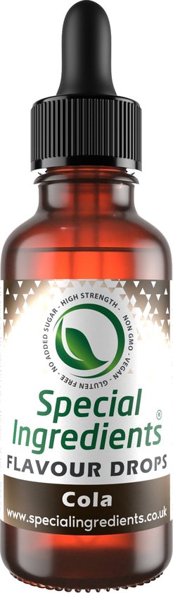 Cola Smaak Druppels - 30ml - Natural Flavour Drops | bol