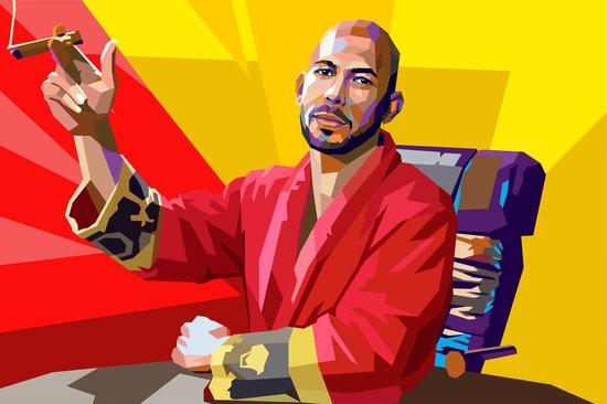 Andrew Tate Poster | Andrew Tate Pop Art | Top G Poster | Tate met ...