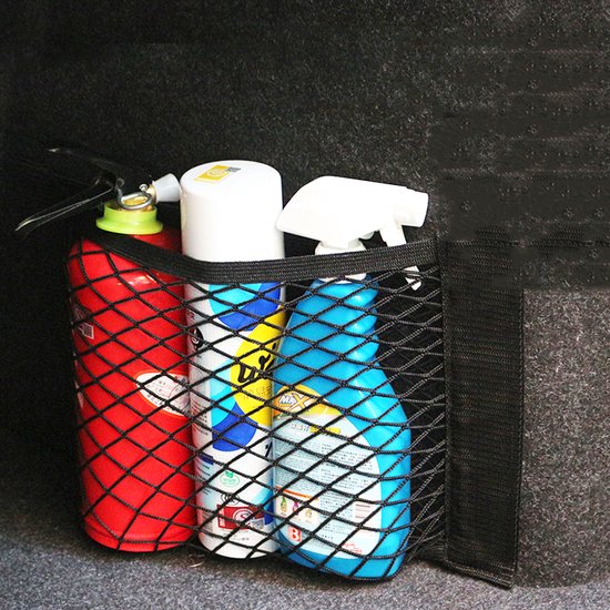 IXEN Auto Opslag Netje - Opslagnet met Klittenband - Ruimtebesparend - Handig Design -... | bol