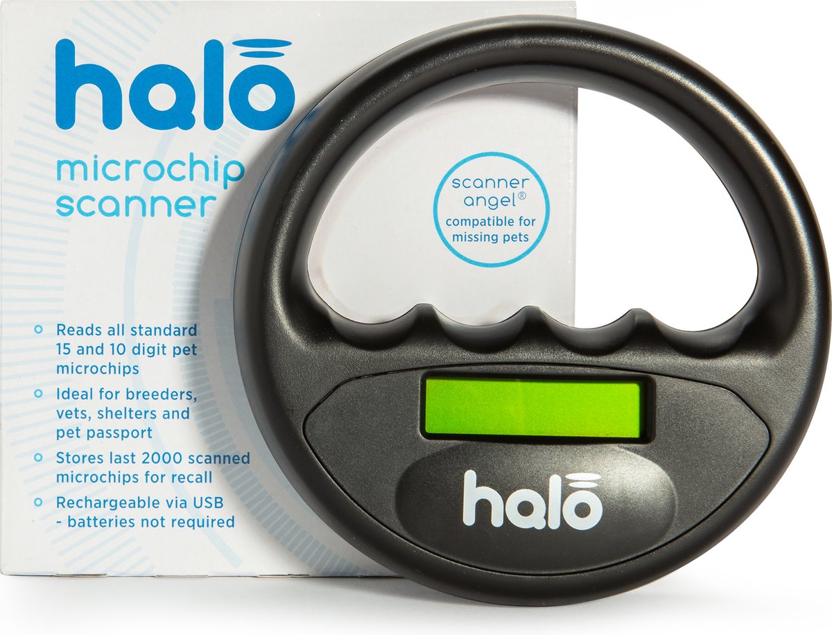 Halo Chip Reader Scanner Dieren - Chiplezer - Huisdieren - Chipreader ...