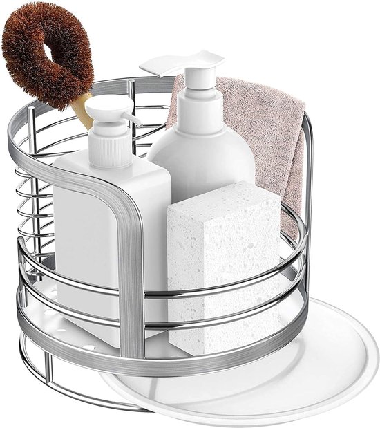 Spoelbak Organizer Caddy voor de keuken spoelbak opberghulp voor spons ...