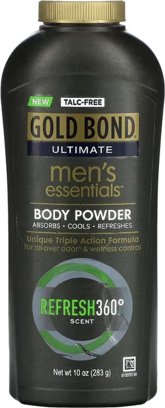 Gold Bond - Ultimate - Men's Essentials Body Powder - Refresh - 283 g | bol