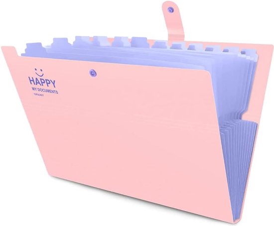 Documentenmap, A4-map, vakken map, hoge capaciteit, uitbreidbaar ...