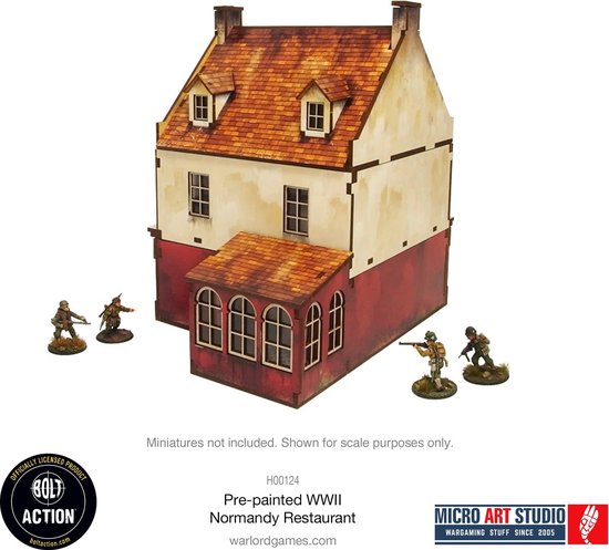 Pre-Painted WW2 Normandy Restaurant | bol