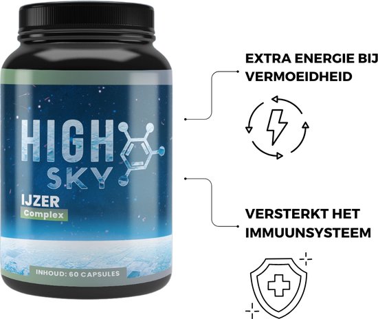 Highsky IJzer Complex - 60 Capsules | bol
