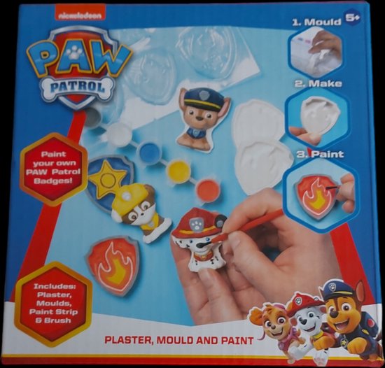 Paw partol Gips gieten, Gips schilderen, Hobby, Kinderen, Creatief | bol