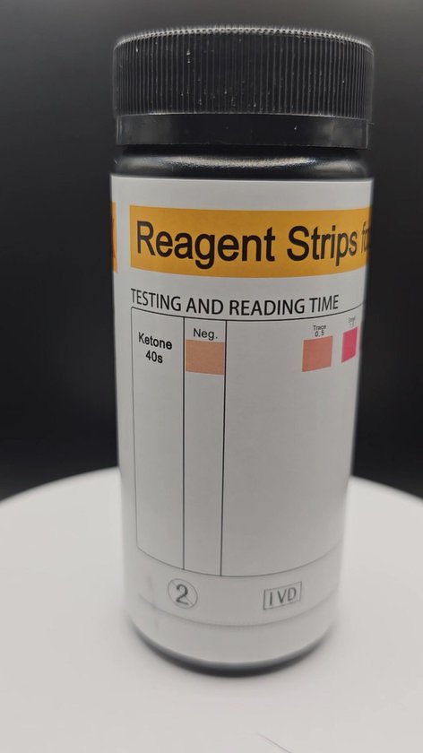 Ketose Test Strips URS-1K - Ketonen Test thuis 100 stuks - Tester urine ...