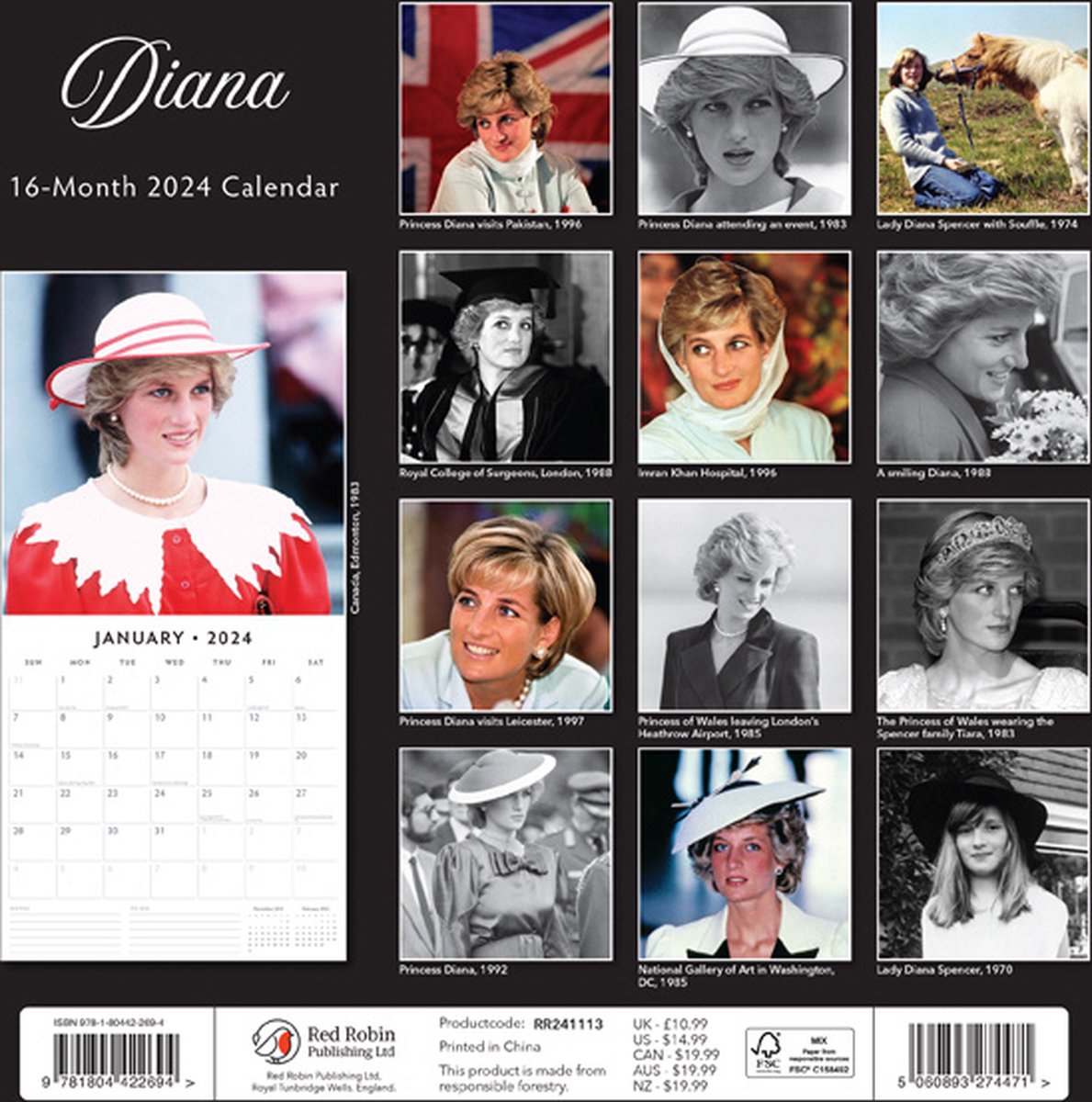 Diana Kalender 2024 | bol.com