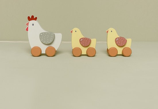 Little Dutch - Trekdier kippen FSC - Little Farm | bol