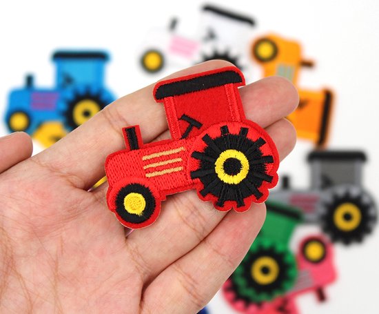 Tractor Patches - Mix van 12 - Tractor Strijk Embleem - Stofapplicatie ...