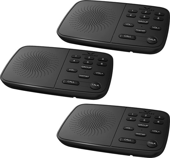 Hosmart Draadloos Intercomsysteem voor thuis of op kantoor | bol