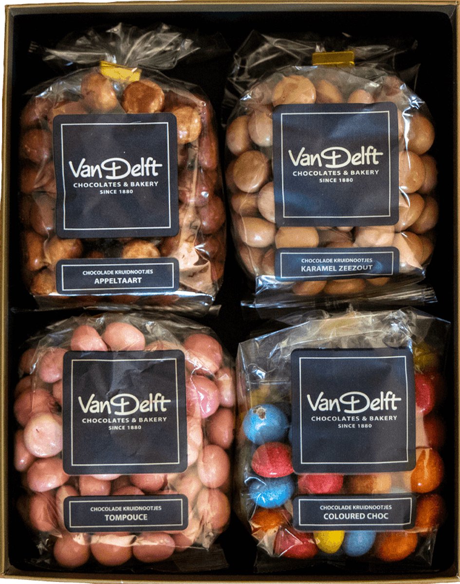 Van Delft - Giftbox 4-Pack Colourful Classic - Kruidnoten Cadeau ...