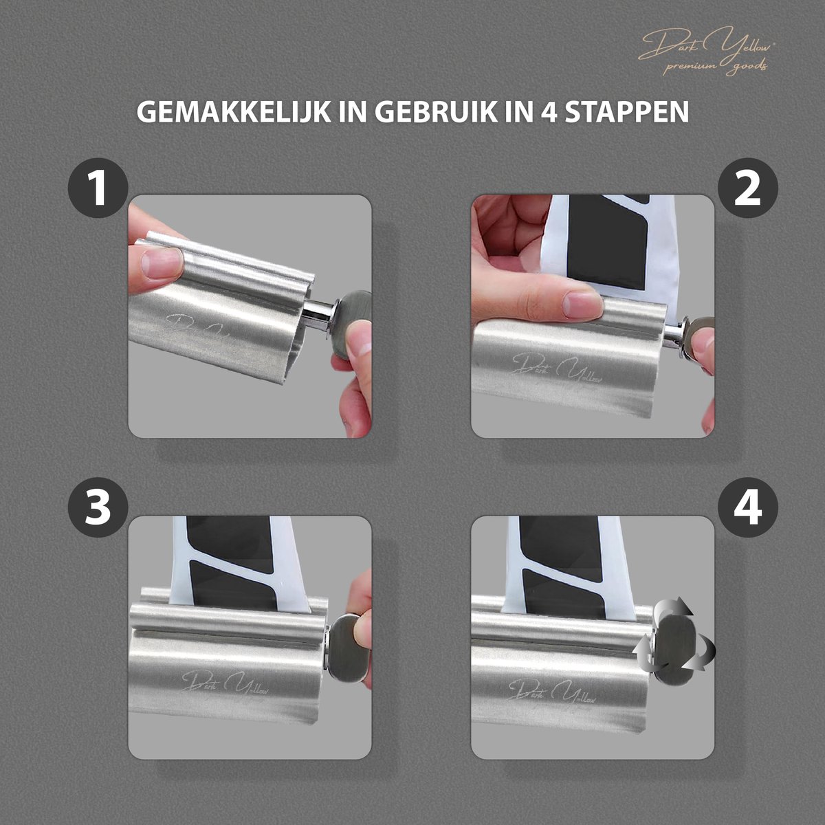 Dark Yellow Premium Goods | RVS Tube Knijper Set - Metalen Tube ...