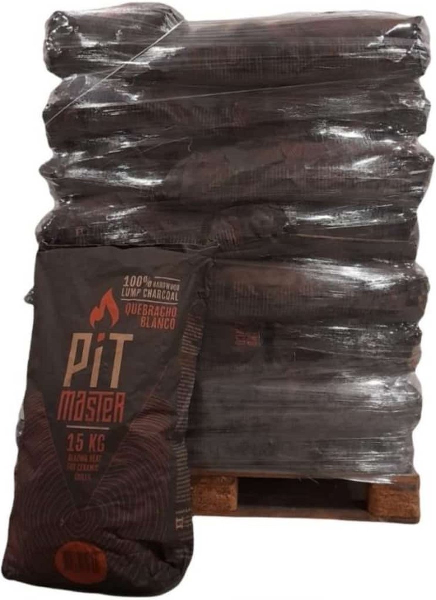 Pallet Pitmaster Quebracho Houtskool - 36 zakken | bol