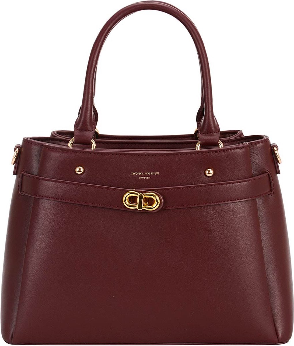 David Jones Handtas - Donker Rood | bol