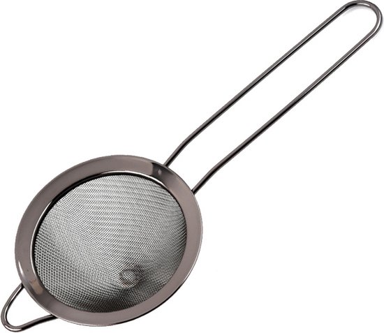 Luxe Cocktail Zeef - Gun metal - Cocktail accessoire - Bar zeef | bol.com