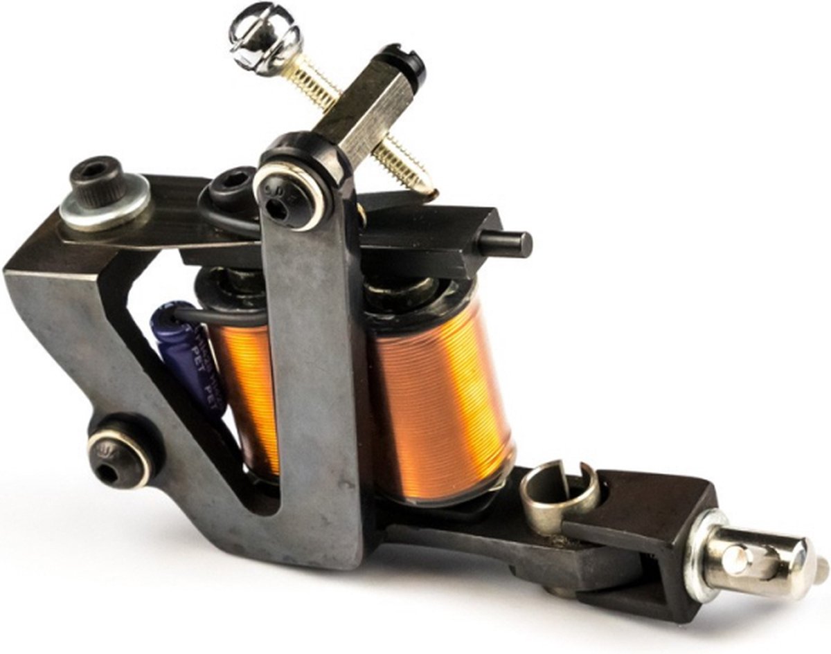 Black V-Power Tattoo Machine | Contour Coil Tatoeage Machine | 10 ...