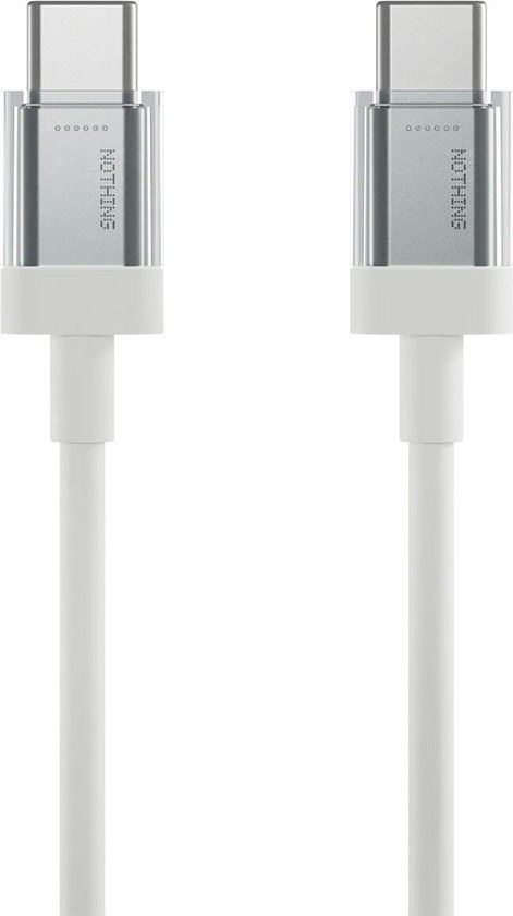 Originele Nothing (R) USB-C naar USB-C Kabel 1 Meter 60W Wit | bol