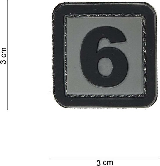 Embleem 3D PVC 6 | bol.com
