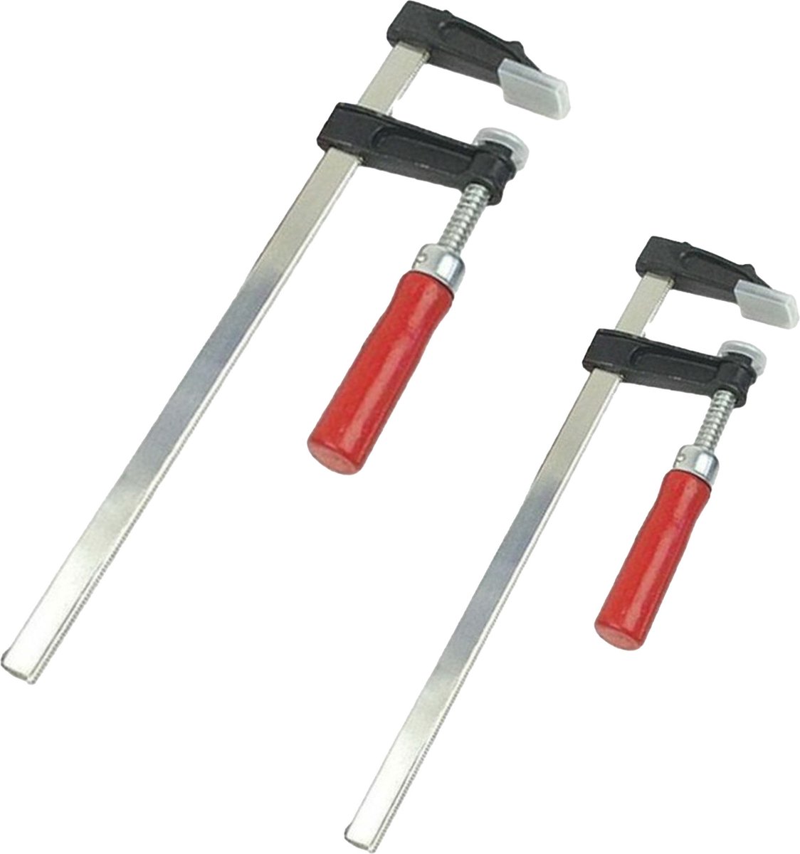 Snelspan lijmklemmen set - 4x - verzinkt staal - bereik 150 en 300 mm ...