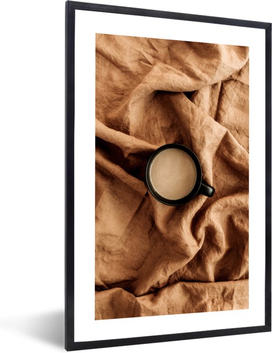 FrameYourWall® - Fotolijst met poster 40x60 - Chocomel - Mok - Beige ...