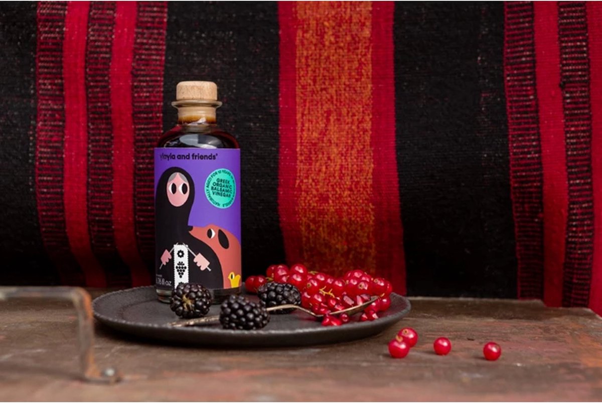 Yiayia and Friends azijn 200ml rood fruit | bol