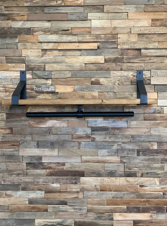 Design85 Industriële Toiletrolhouder – Wc Rolhouder 80 cm – 4 Wc Rollen ...