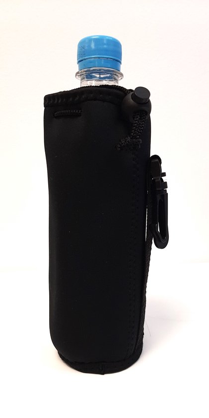 EIZOOK 2 stuks Koelhoudhoes - Drinkfles koelhouder - Zwart - Neopreen ...