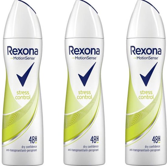 Rexona Deo Spray - Stress Control - 3 x 150 ml | bol