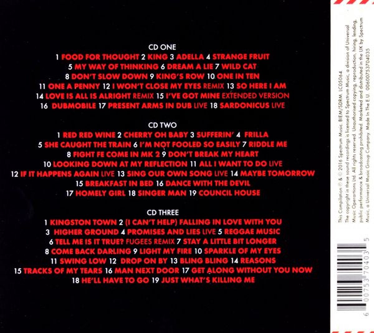 Red Red Wine - The Essential, UB40 | CD (album) | Muziek | bol