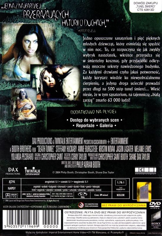 Death Tunnel [DVD] (Dvd), Steffany Huckaby | Dvd's | bol