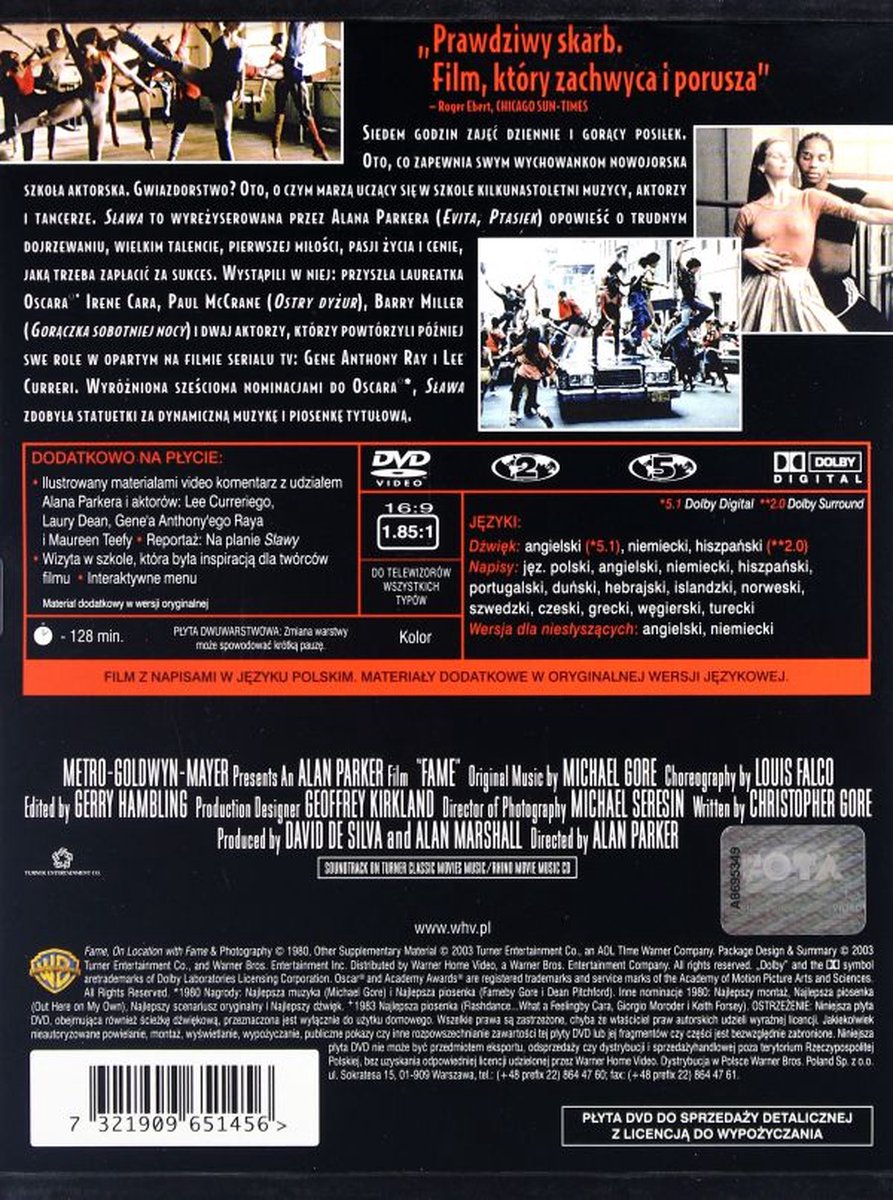 Fame [DVD] (Dvd), Aaron Dugger | Dvd's | bol