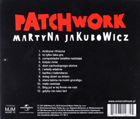 Martyna Jakubowicz: Patchwork [CD], Martyna Jakubowicz | Muziek | bol