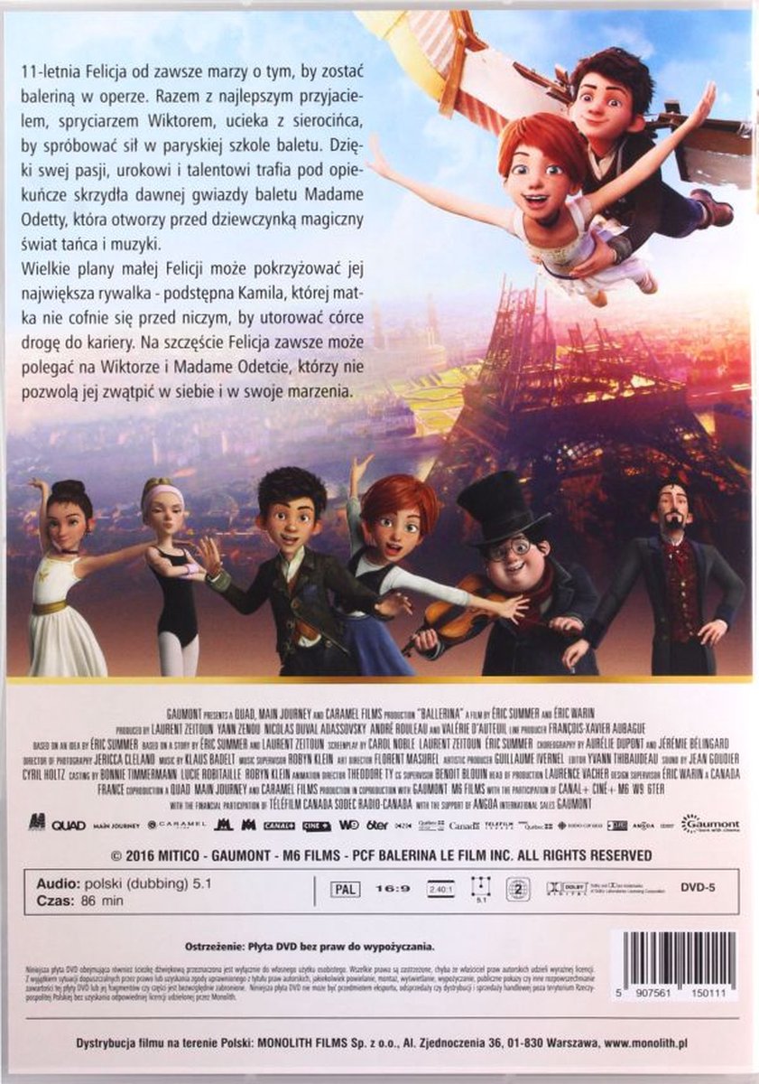 Ballerina [DVD] (Dvd), Elle Fanning | Dvd's | bol