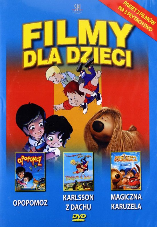 Filmy dla dzieci: Opopomoz / Karlsson z dachu / Magiczna Karuzela [3DVD] (Dvd), Jim... | bol