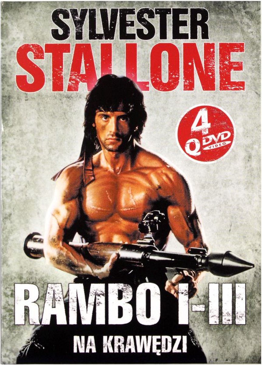 Sylvester Stallone Kolekcja: Rambo Trylogia / Na krawędzi Pakiet [4DVD ...