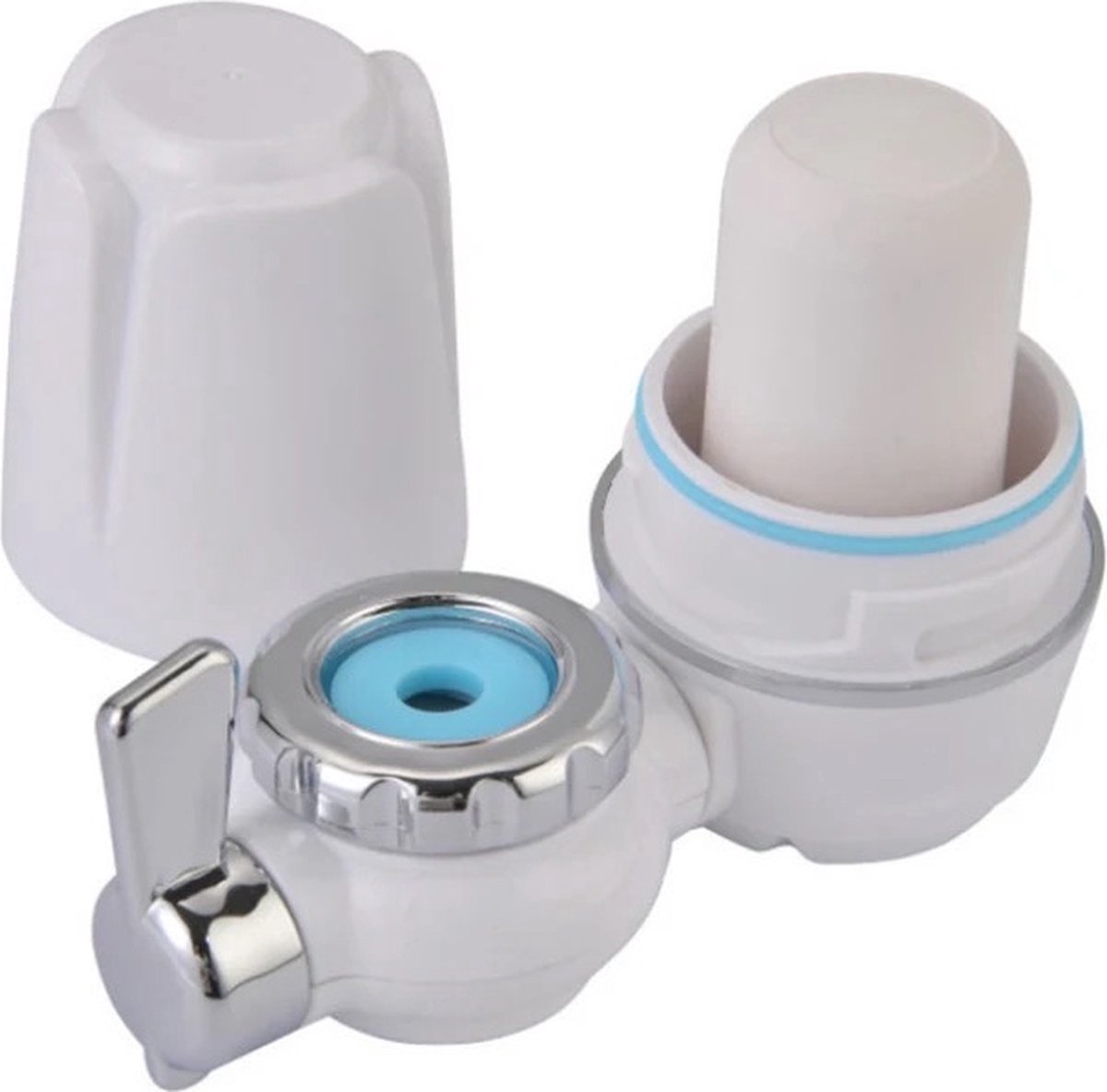 Borvat® |Waterfilter op de kraan voor de kraan, set schoon | bol.com