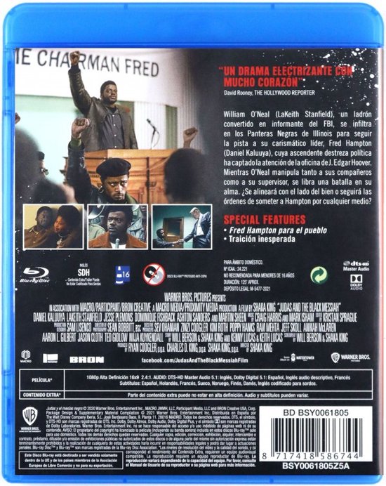 Judas and the Black Messiah [Blu-Ray] (Blu-ray), Dominique Fishback ...