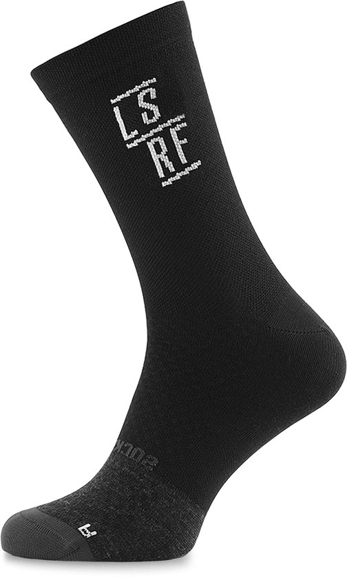 Sockeloen LSRF Merino fietssokken Black | bol